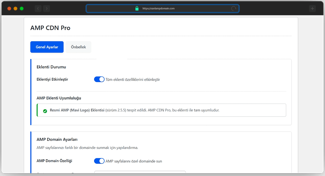 AMP CDN Pro - Subdomain AMP CDN WordPress Eklentisi ⚡